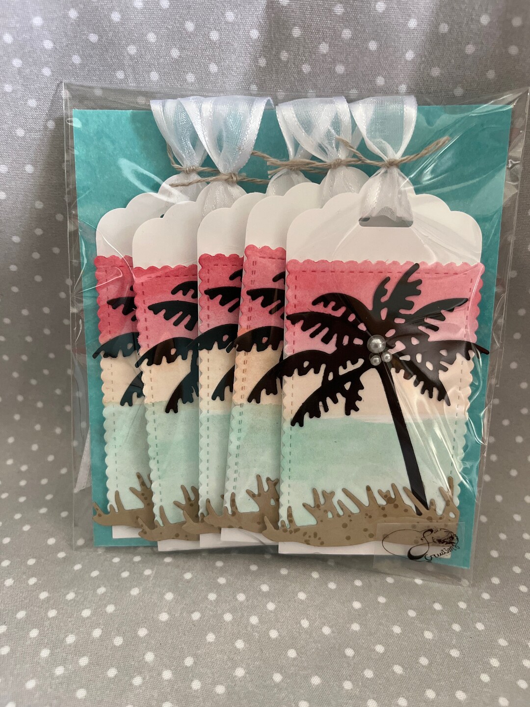 Stampin Up Cute Palm Tree Sunset Pack of 5 - Etsy