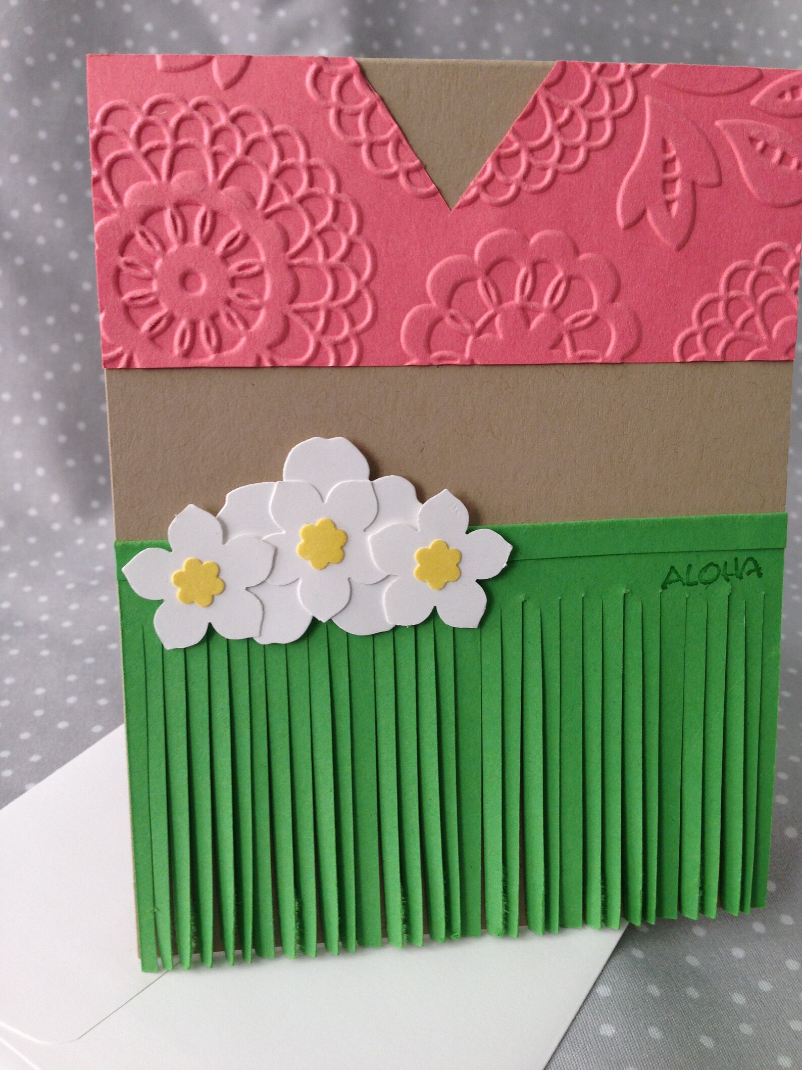 Hula Girl Card | Etsy