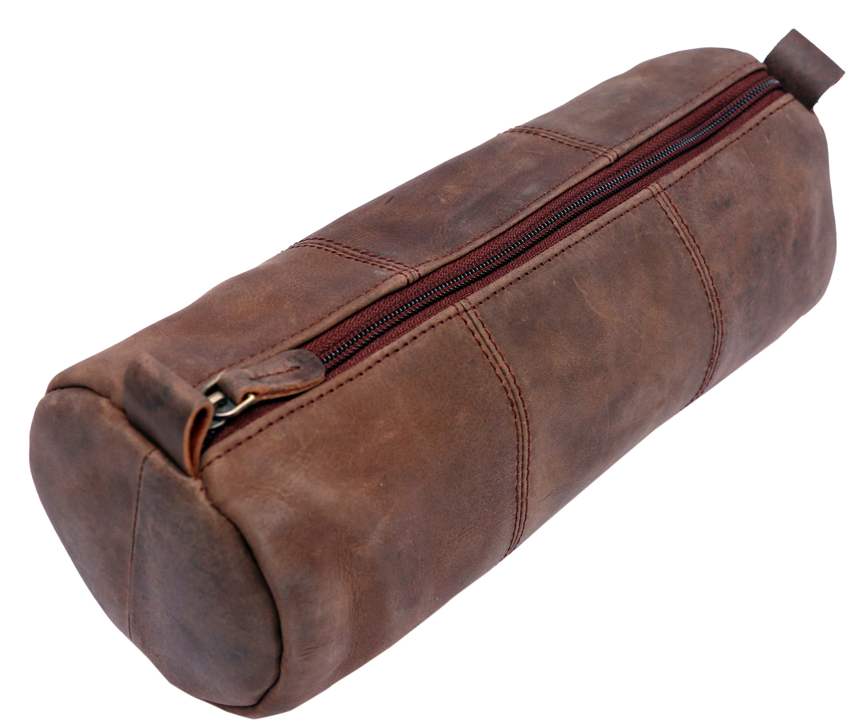 Leather Pencil casesmall zipper pouch Pen case cosmetic | Etsy