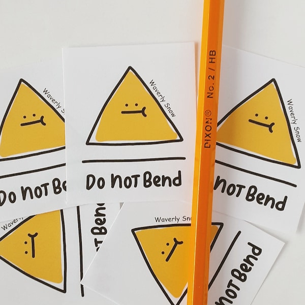 Do Not Bend Stamp - Etsy