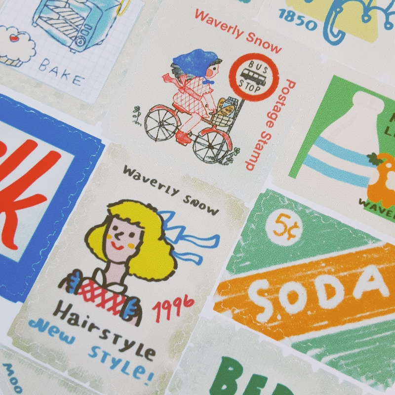 Stamp Stickers - Etsy