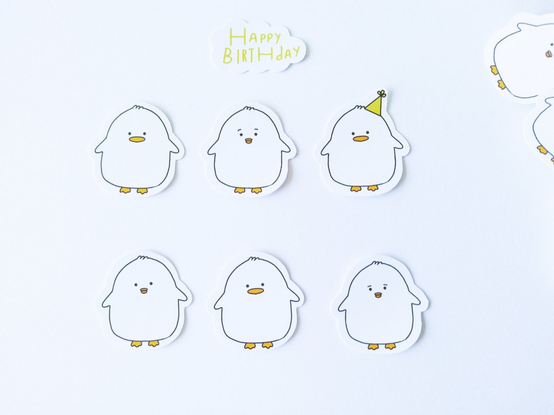 Cute Ducks Sticker Pack . Bullet Journal Stickers.birthday Stickers. - Etsy