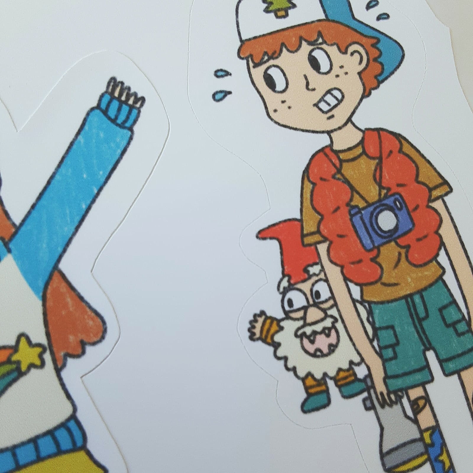 Doodle Sticker Sheet. Cute Cartoon Stickers. Waterproof - Etsy