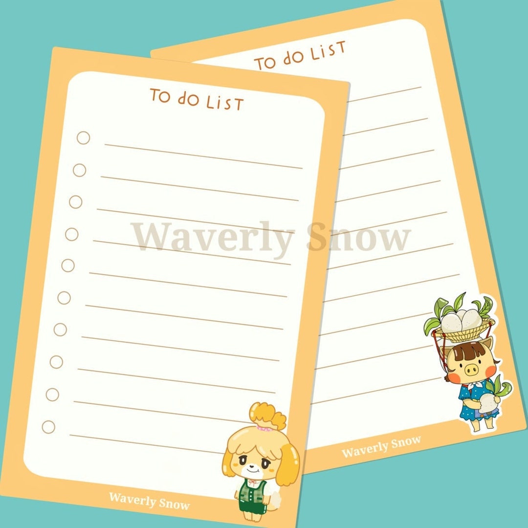 Printable to Do List. Cute Dog. Instant Download. PNG. - Etsy