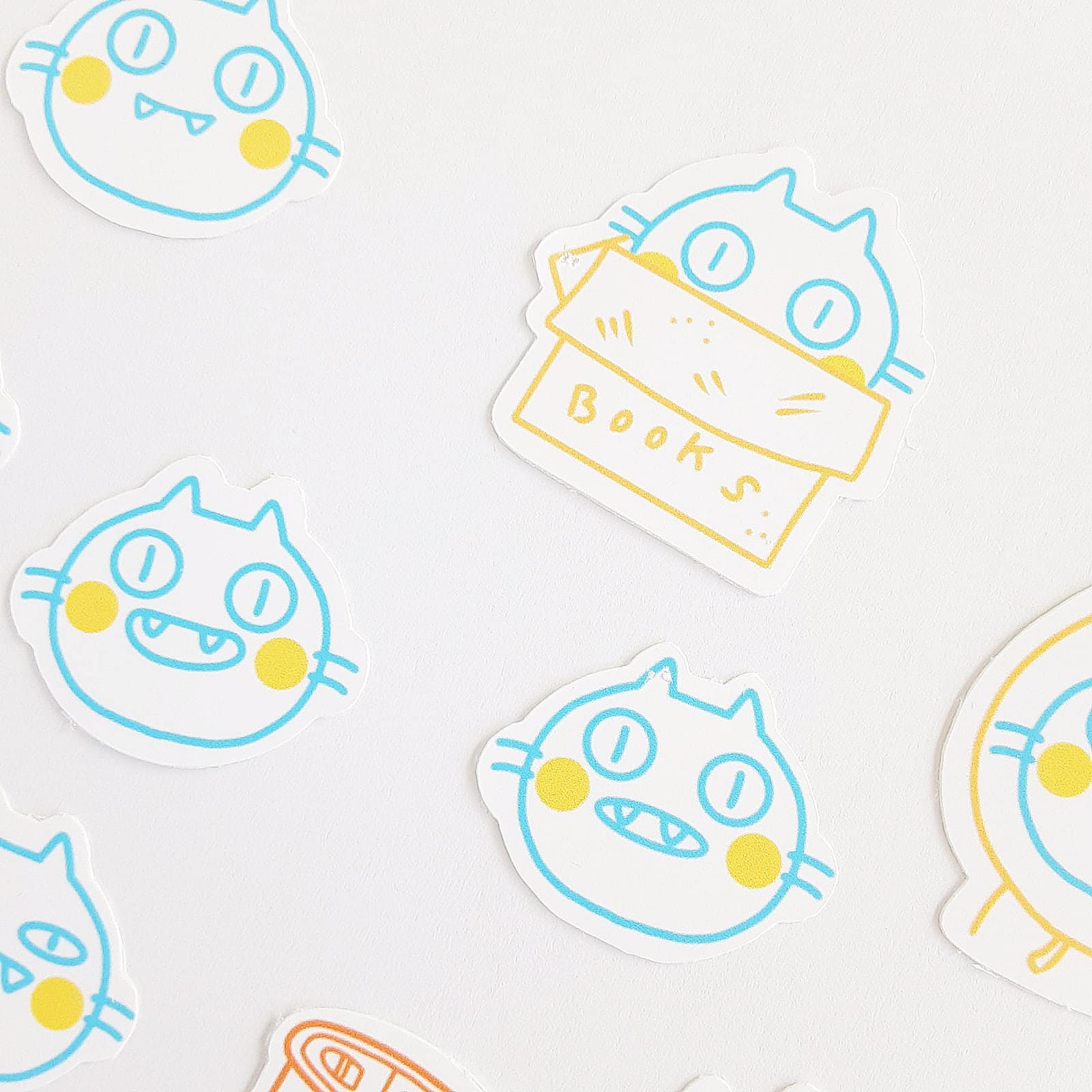Felix the Cat Sticker Pack. Cute Waterproof Transparent / - Etsy