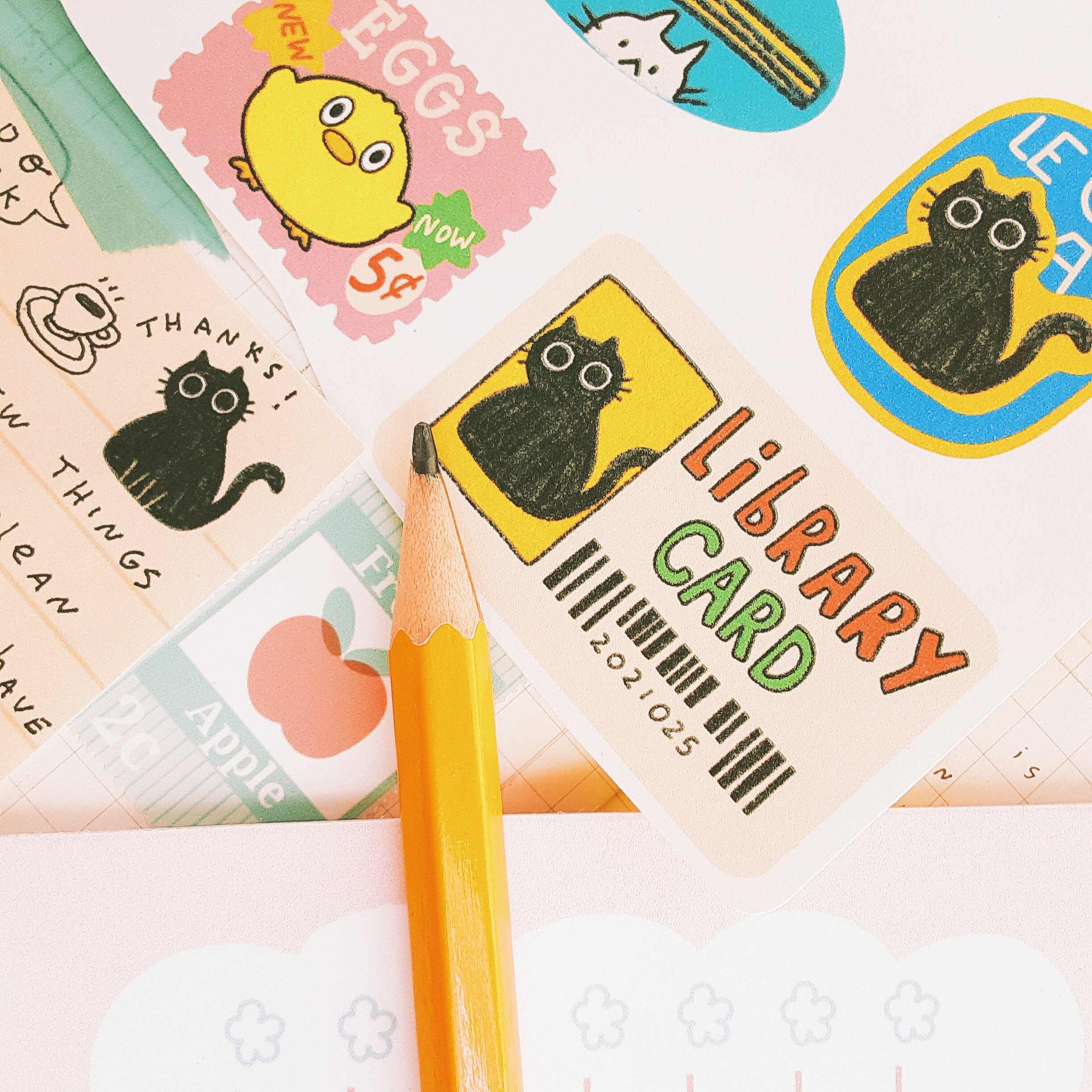Retro Stickers. Cute Handmade Vintage Sticker Sheet. Planner - Etsy