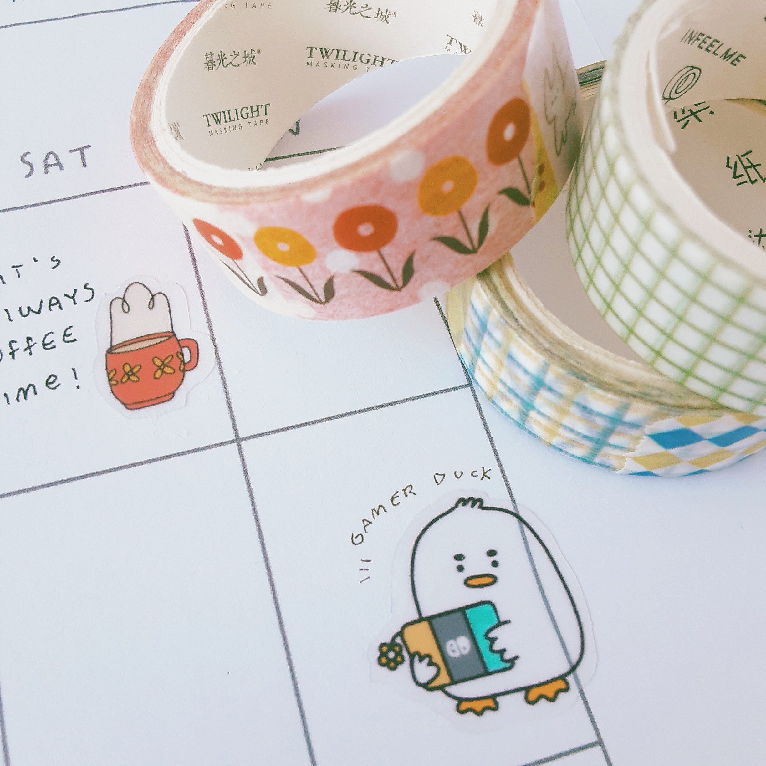 Doodle Calendar. Cute Instant Download Calendar. | Etsy