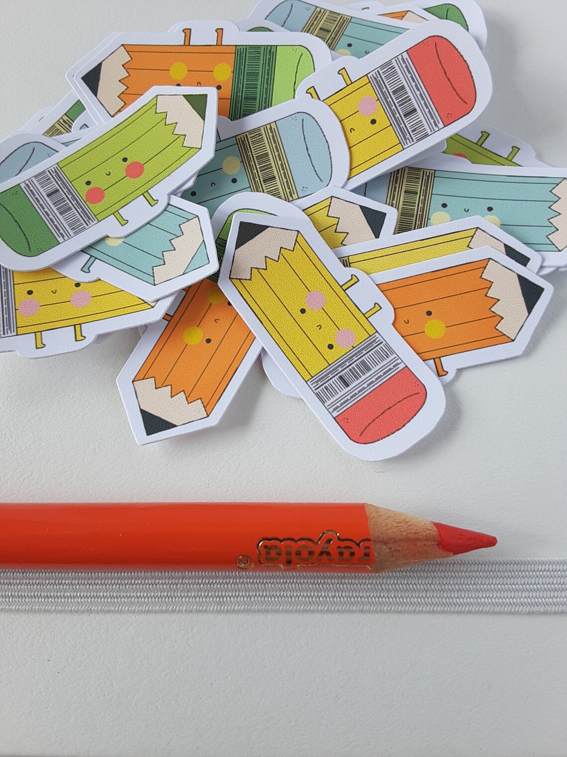 Cute Little Pencil Stickers. Bullet Journal Stickers. Sticker - Etsy