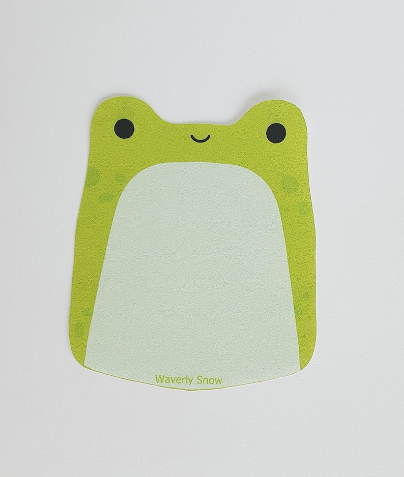 Handmade Frog Memo Pad: Stationery, 35 Pages - Etsy