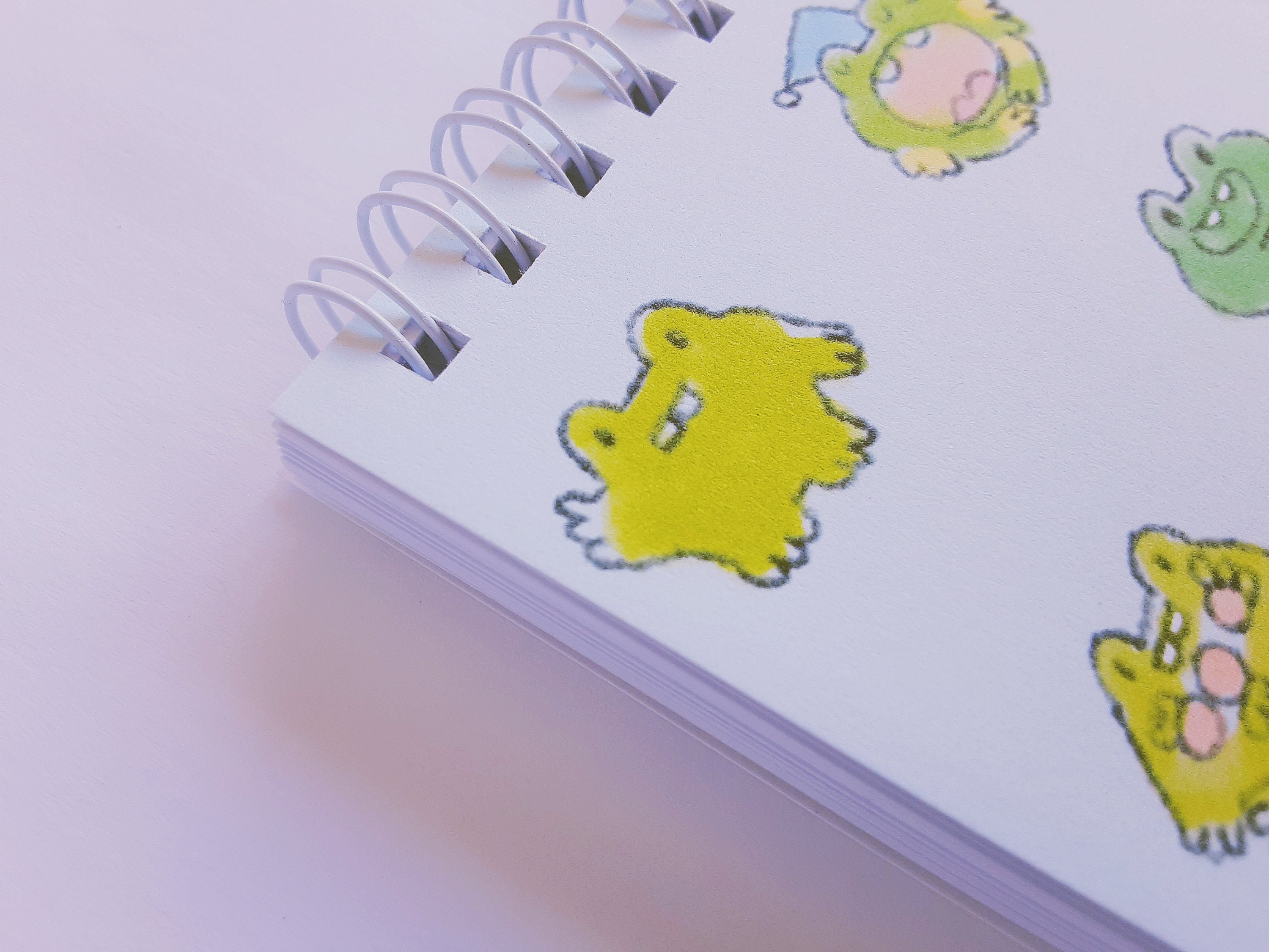 Cute Notebook. Chubby Little Frog Handmade Notebook. Cute | Etsy