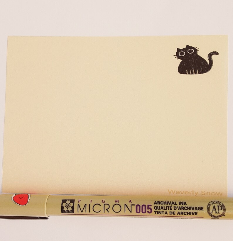 Cute Cat Notepads / Memo Pads / Small and Medium Notepads. | Etsy