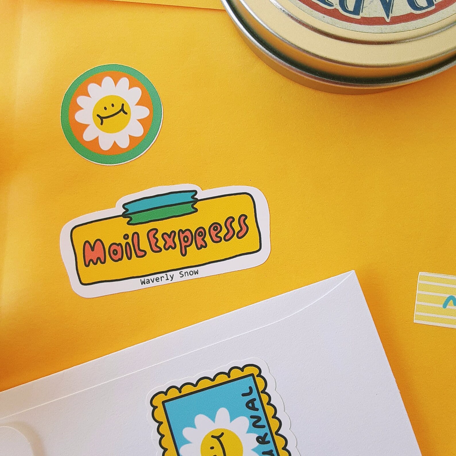 Deco mail stickers. Cute decorative stickers for mail and | Etsy