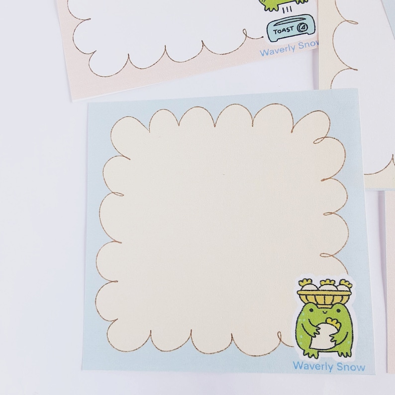 Cute Frog Memo Pad, Handmade Mini To-do List - Etsy