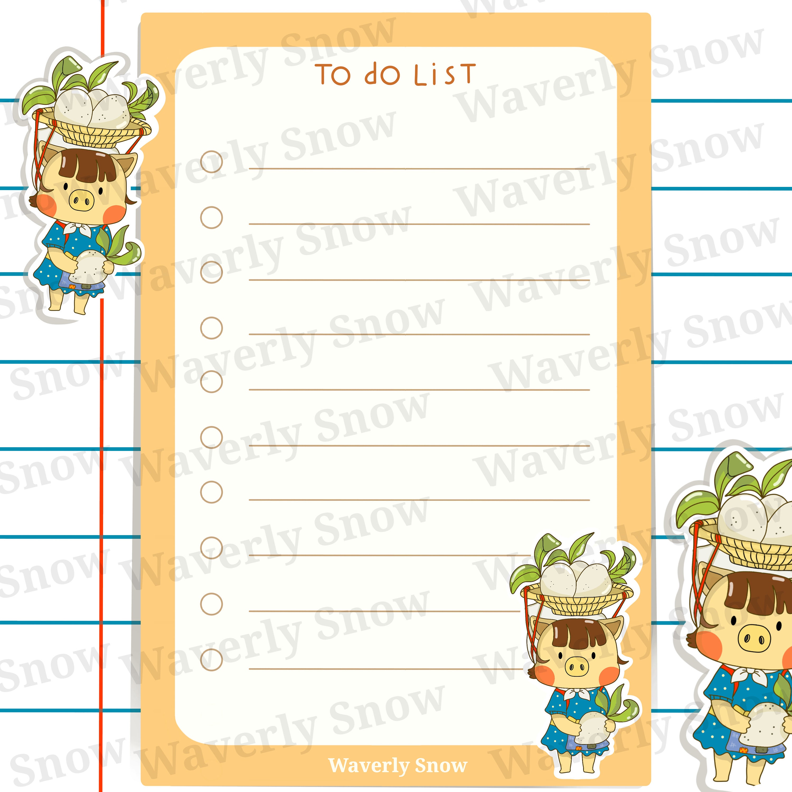 To Do List/ Notes. Cute Stationery. Bullet Journal Stationery. - Etsy