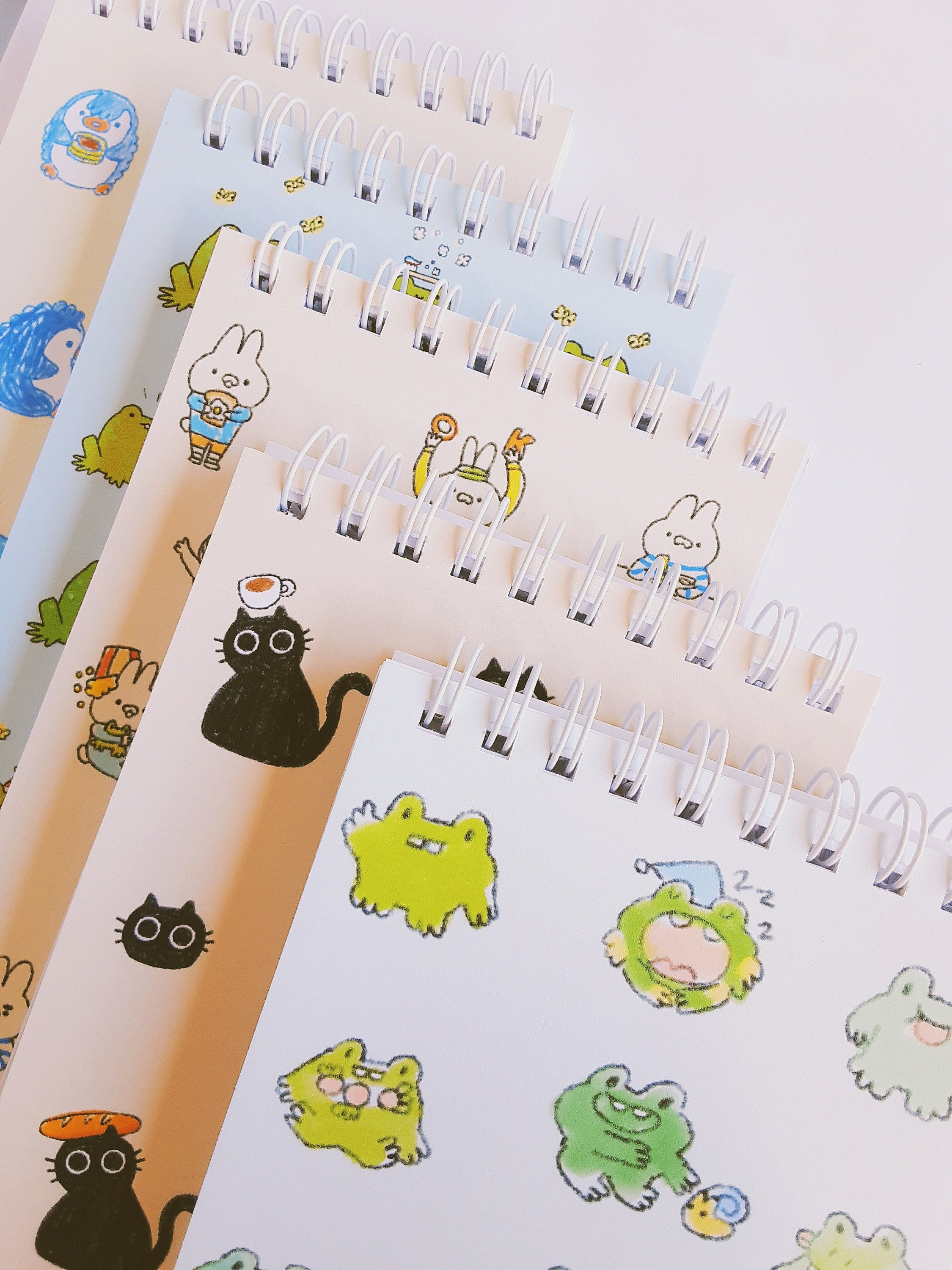 Notebook Cute Frog. Handmade. Little Frog Notebook. Original - Etsy