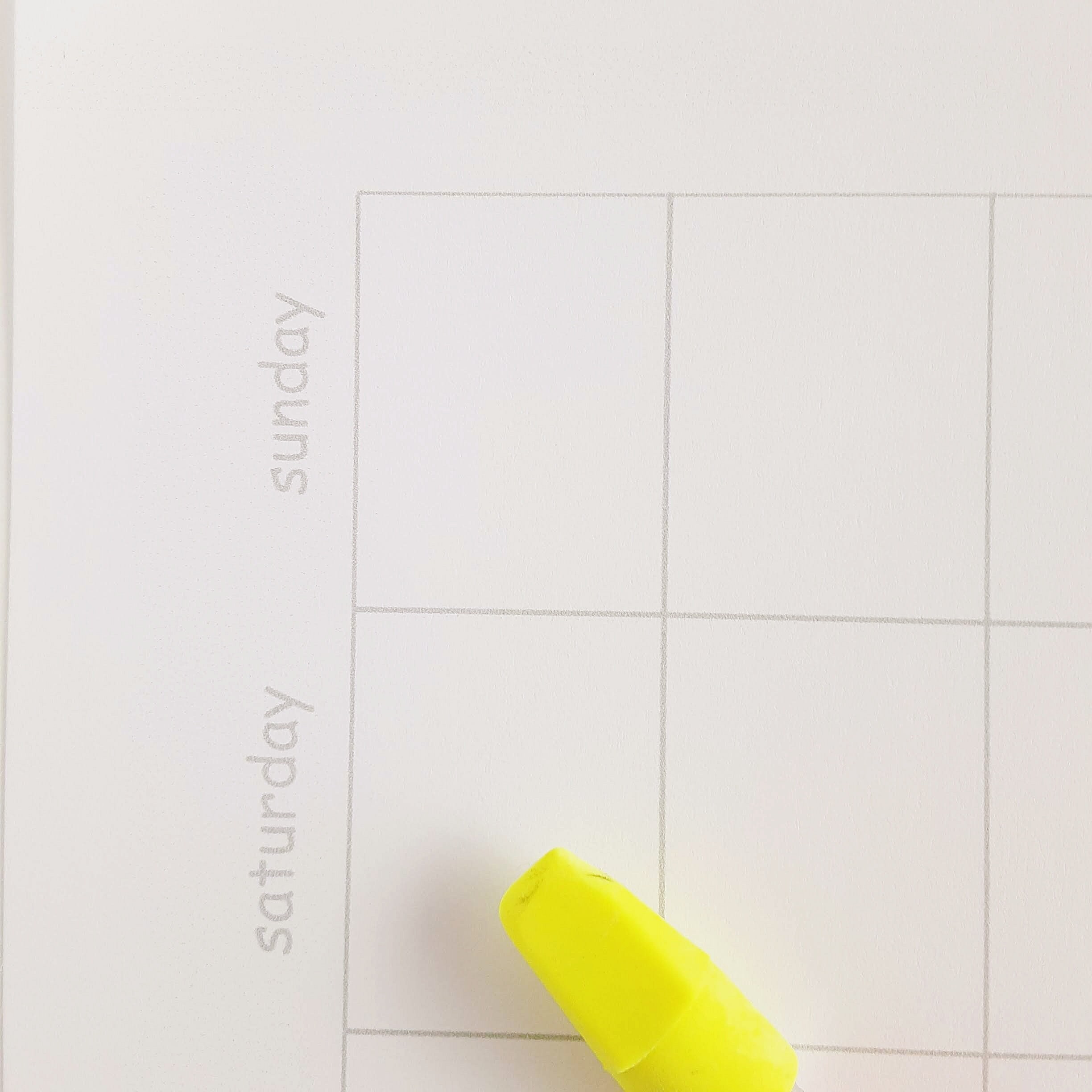 Monthly Calendar. Cute and Simple Minimal Calendar. Unnumbered - Etsy