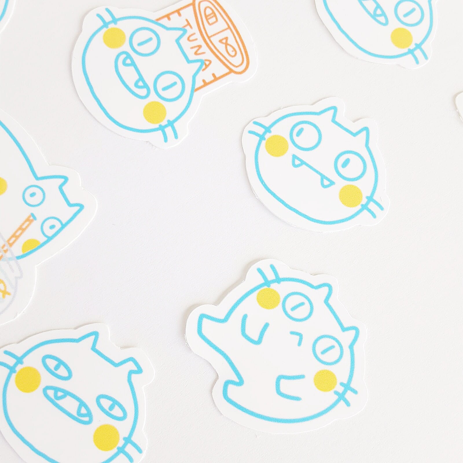 Felix the Cat Sticker Pack. Cute Waterproof Transparent / | Etsy