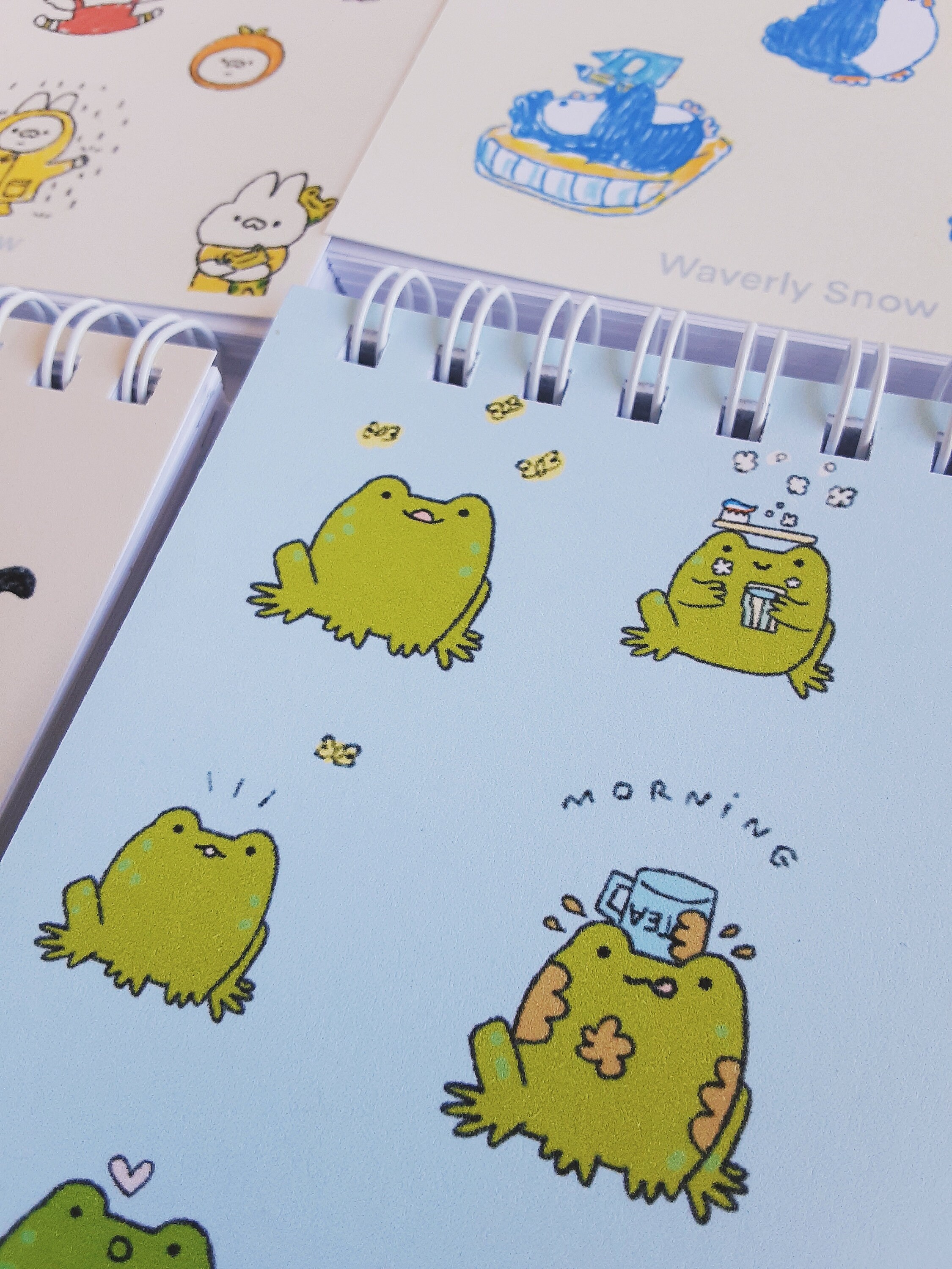 Notebook Cute Frog. Handmade. Little Frog Notebook. Original - Etsy