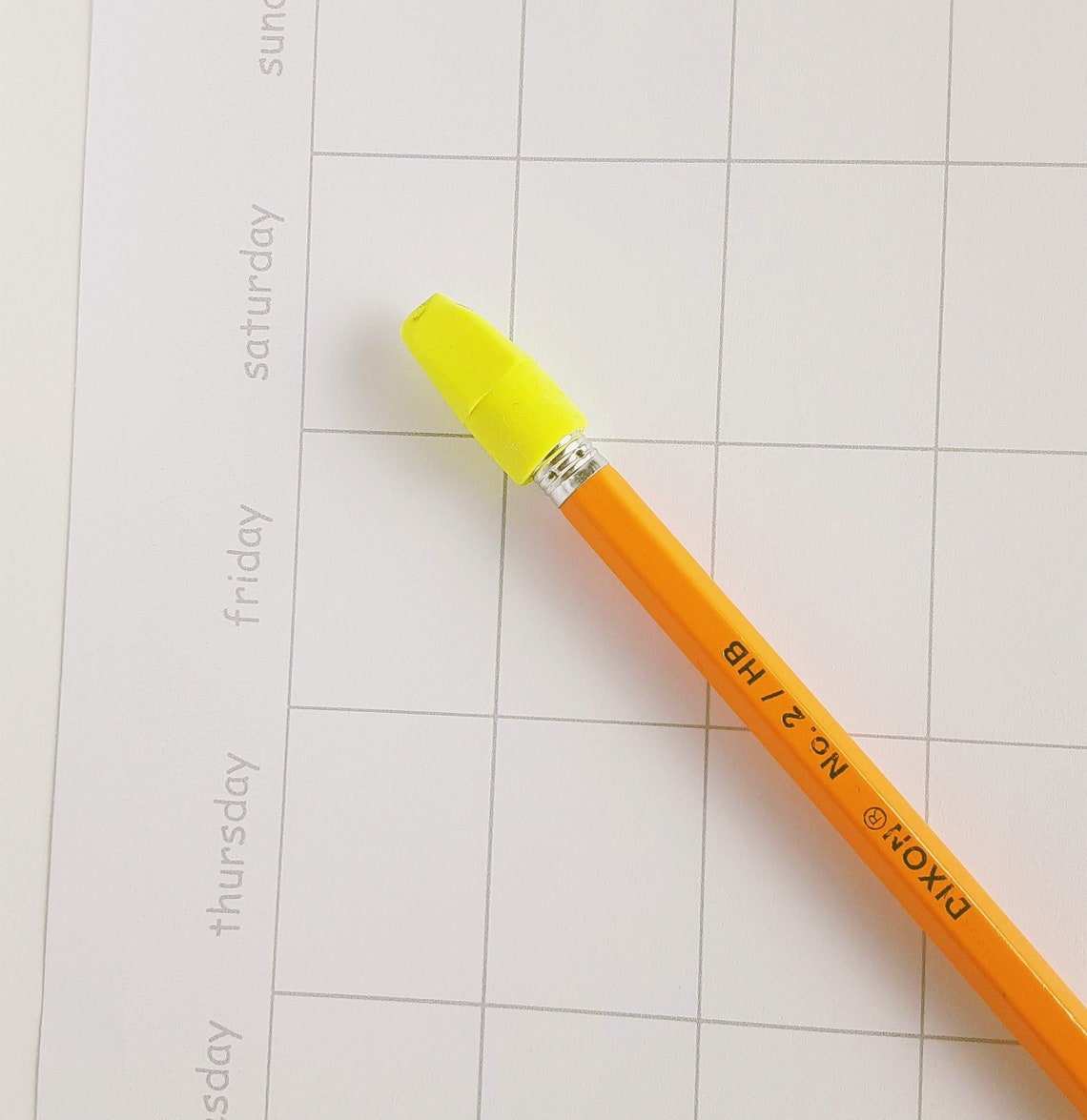 Monthly Calendar. Cute and Simple Minimal Calendar. Unnumbered - Etsy