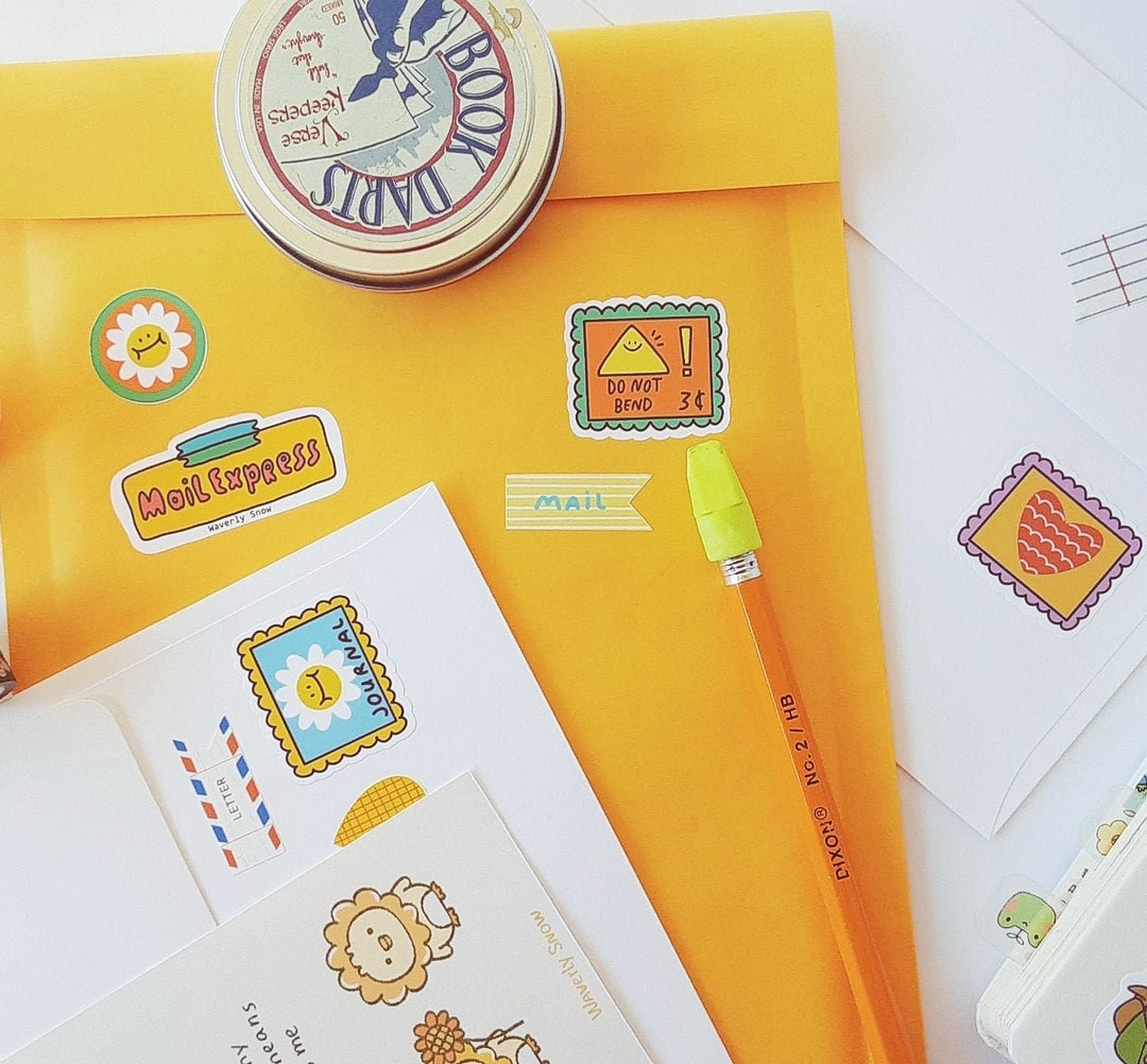 Deco Mail Stickers. Cute Decorative Stickers for Mail, and Journaling ...