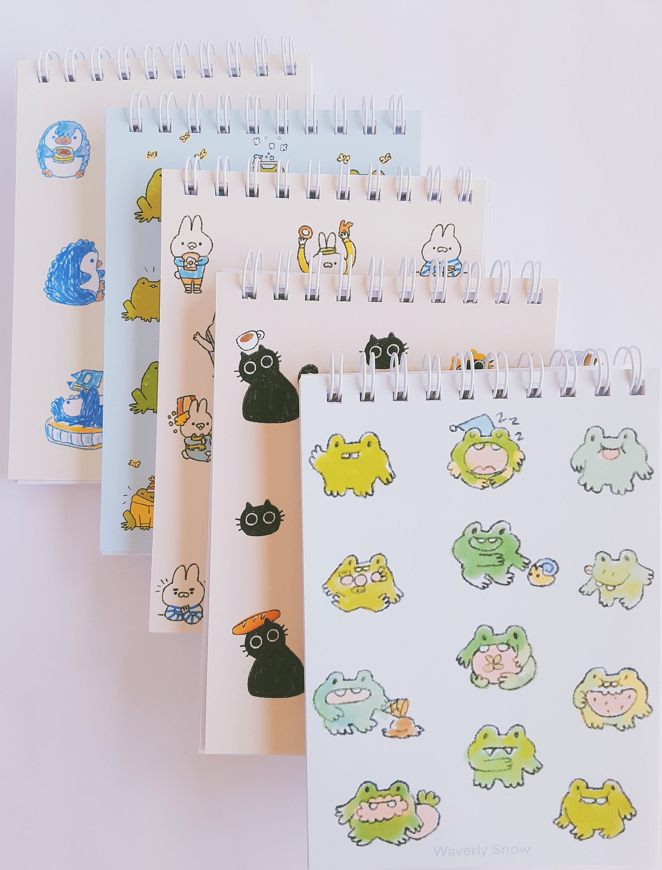 Notebook Cute Frog. Handmade. Little Frog Notebook. Original - Etsy