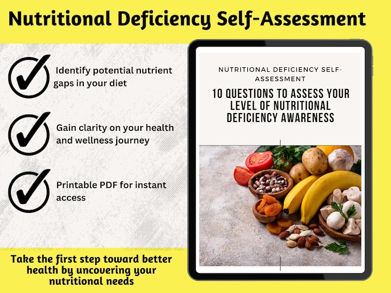 Nutritional Deficiency Self-assessment 10 Questions to Assess Your ...