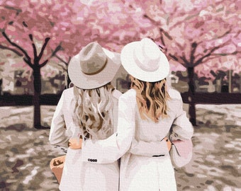 Friends Paint by Numbers - Etsy