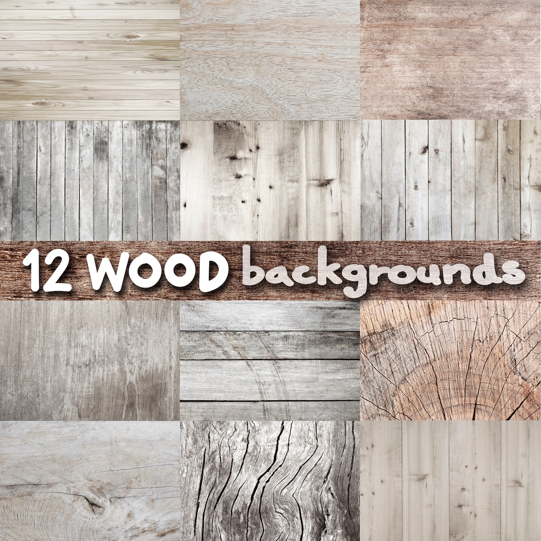 RUSTIC WOOD, Wood Digital Paper, Rustic Wood Paper, Distressed Wood ...