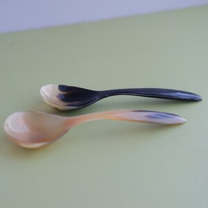 Handmade Horn Spoonn, Personalized Buffalo Horn Scoop, Horn Cutlery ...