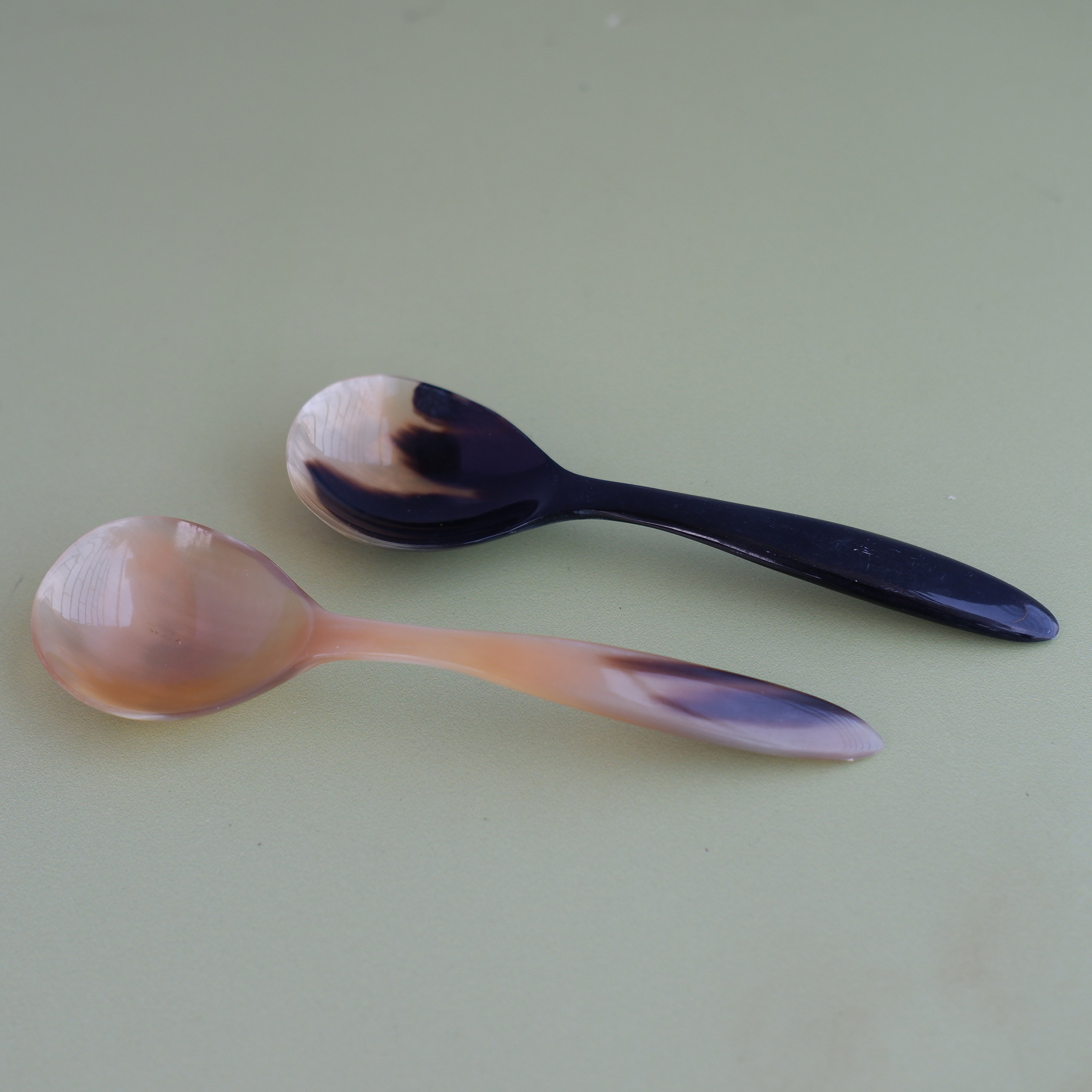 Handmade Horn Spoonn, Personalized Buffalo Horn Scoop, Horn Cutlery ...