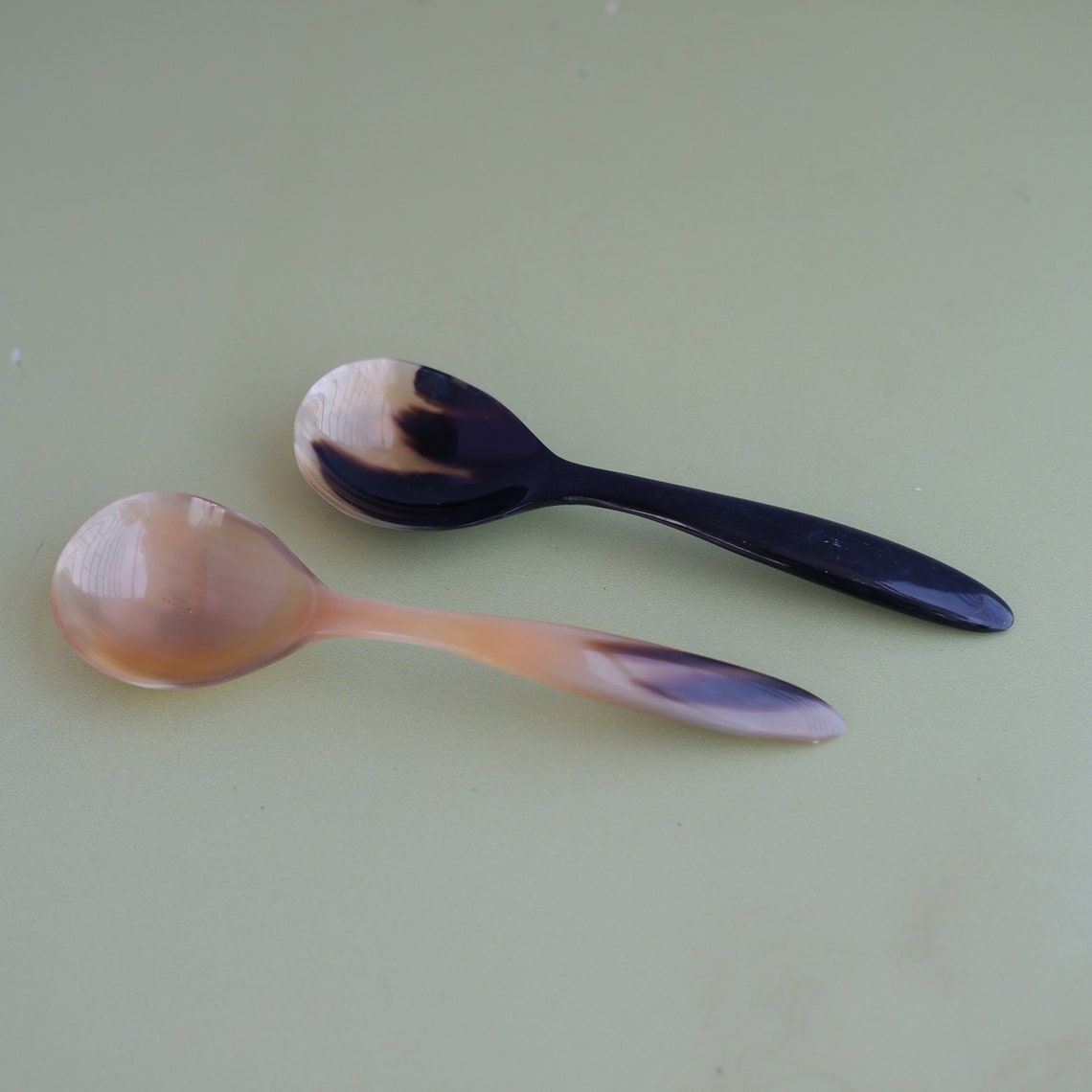Handmade Horn Spoonn, Personalized Buffalo Horn Scoop, Horn Cutlery ...