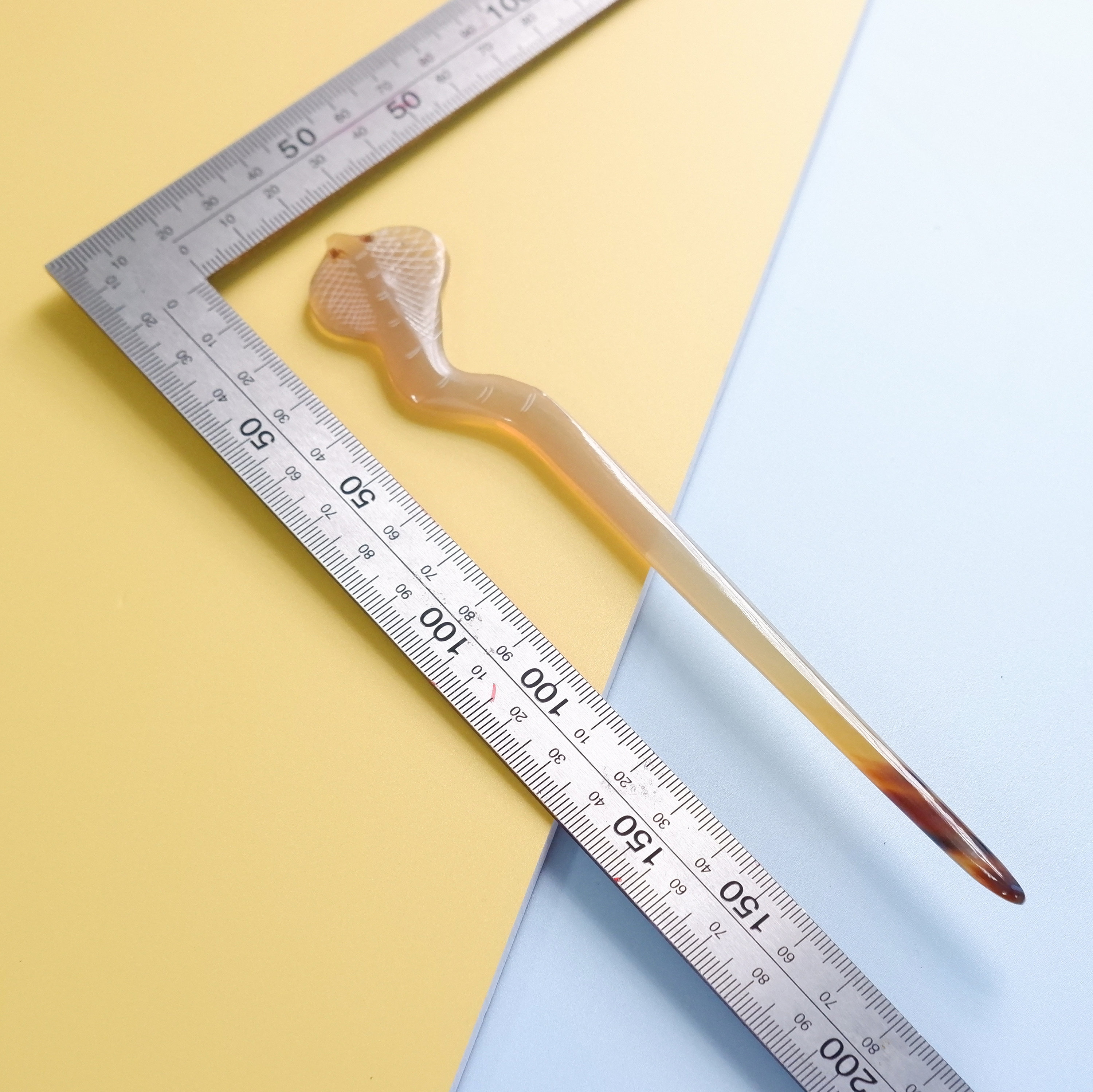 Snake Natural Horn One Prong, Hair Forks for Women, Daughter, Grandma ...