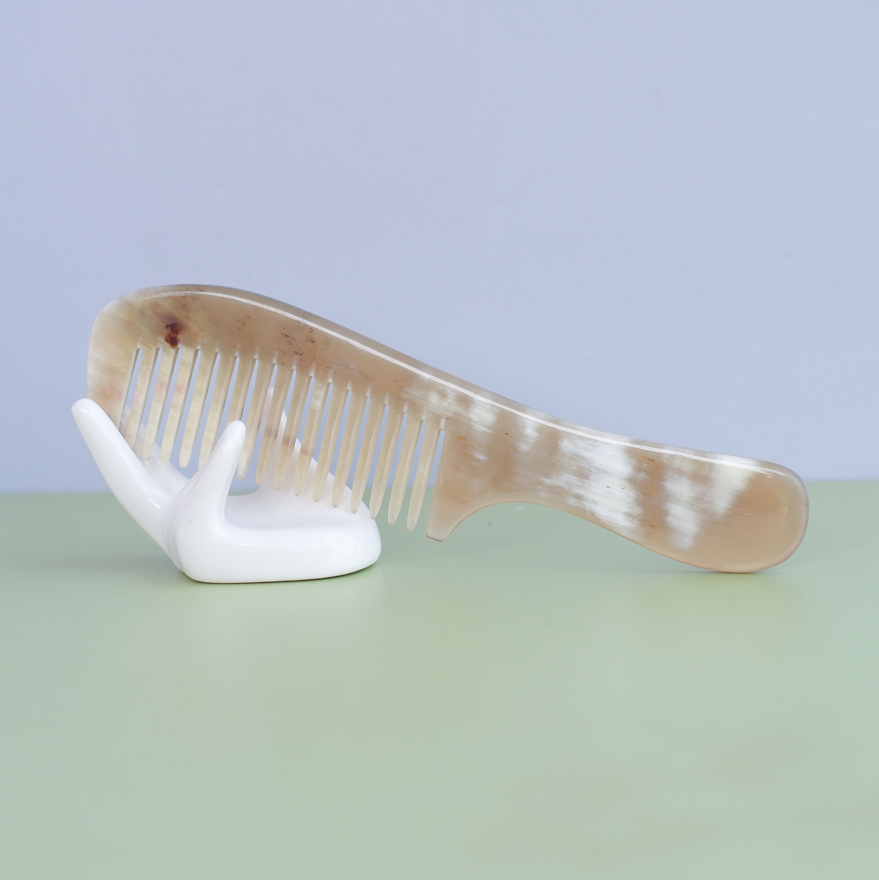 Personalized Genuine Luxury Buffalo Horn Comb, Anti Static and Massage ...