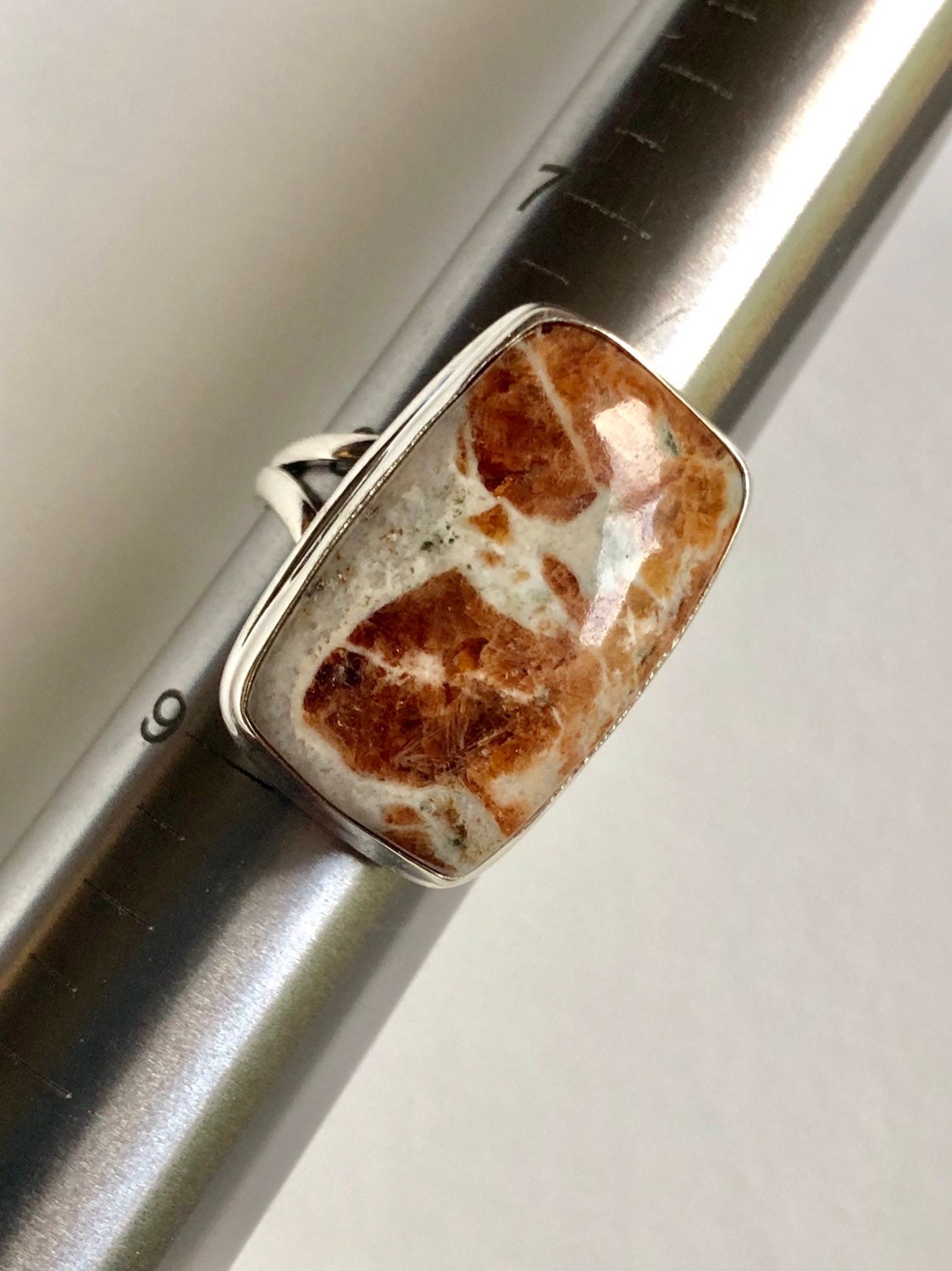 Muscovite 925 Sterling Silver Genuine Gemstone Handmade Ring - Etsy