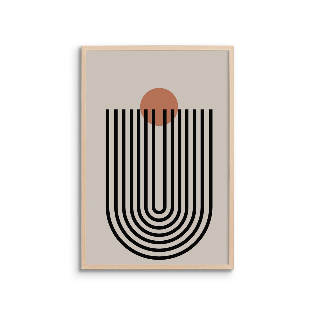 Bauhaus Design Forms #1522, Modern, Minimalism, Wall Art, Archival ...