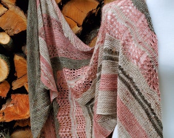 Mindless Shawl Knitting Pattern PDF - Etsy