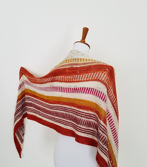 Color Craze Shawl Knitting Pattern PDF - Etsy