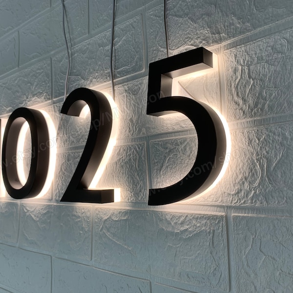 Led House Numbers - Etsy