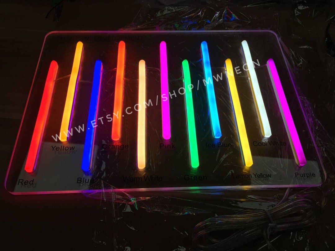 Custom Color Board Semple Neon Sign, Birthday Gift, Personalized Gifts ...