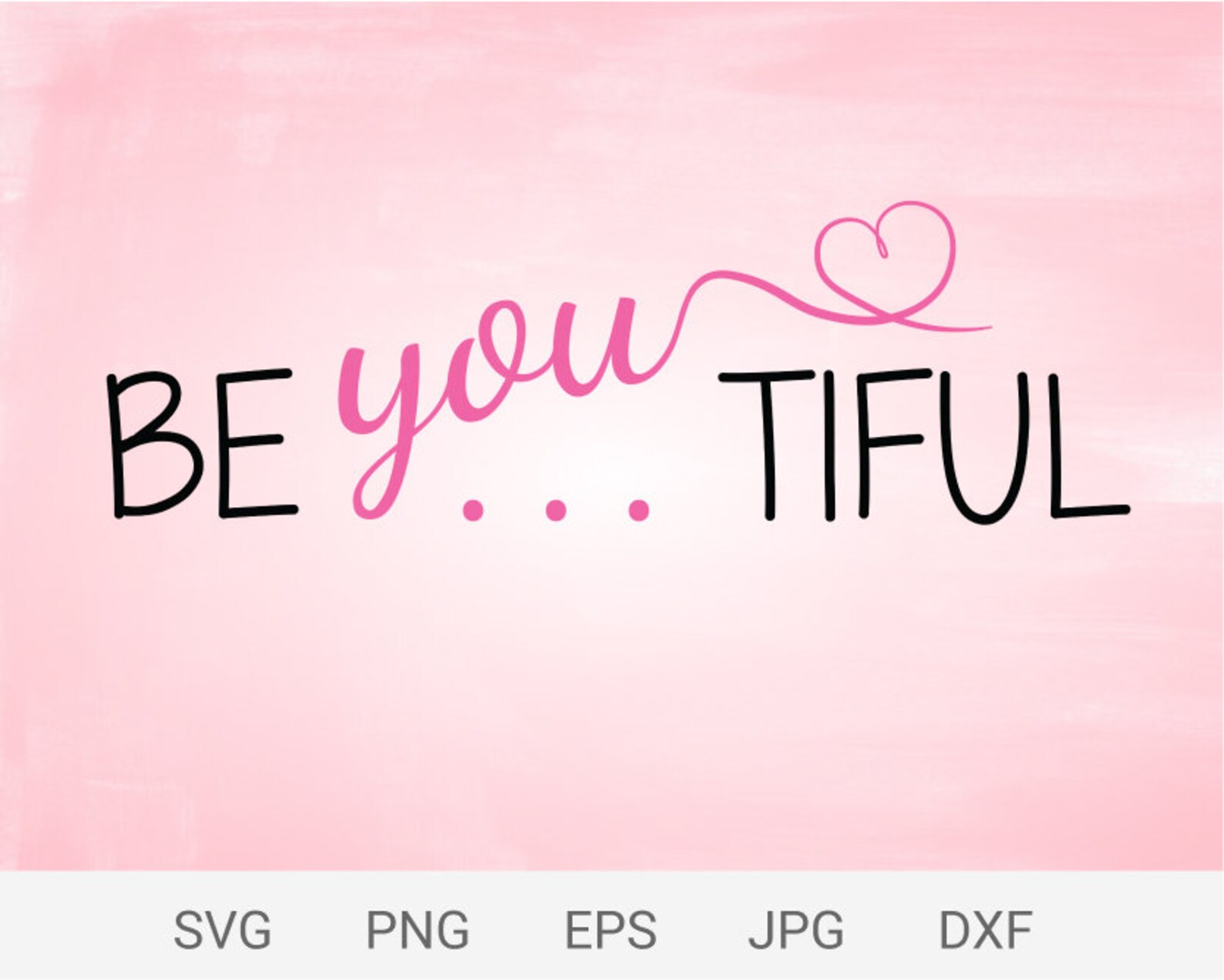 Be You Tiful Svg Beautiful Png Print for T Shirt | Etsy