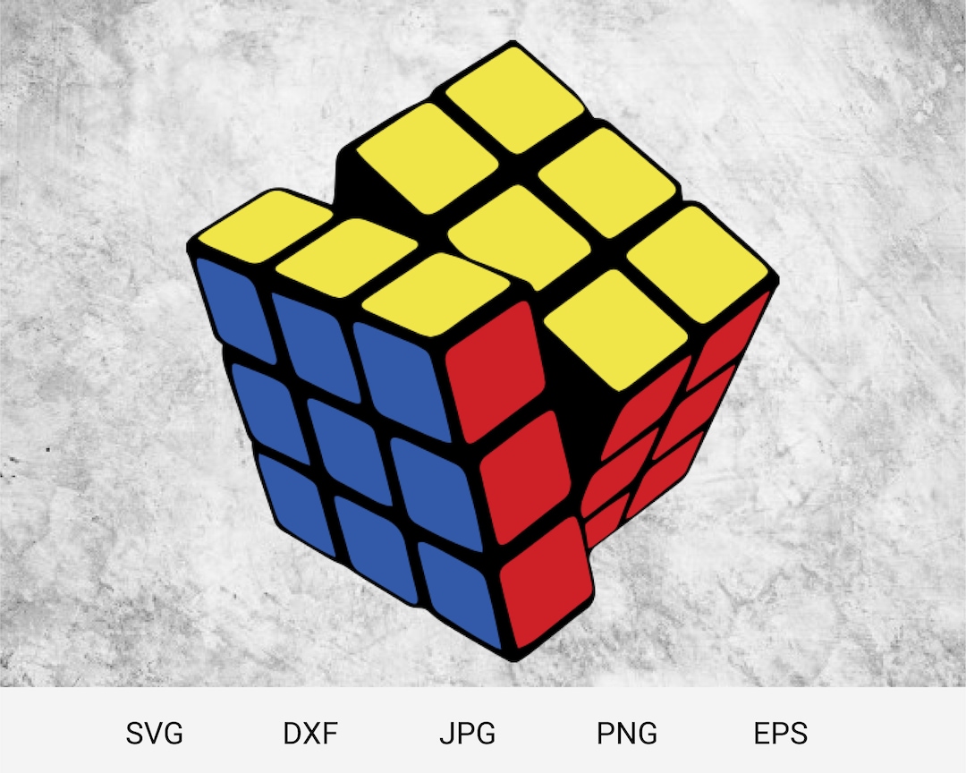 Rubik's Cube Svg Digital Print - Etsy