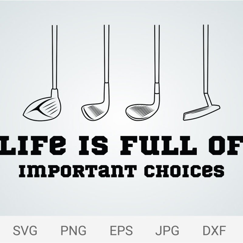 Golf Life Svg - Etsy