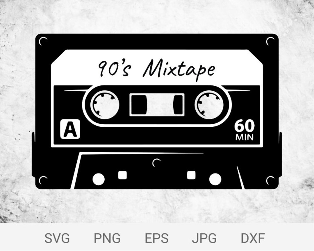 90s Mixtape Svg Print for T-shirt - Etsy