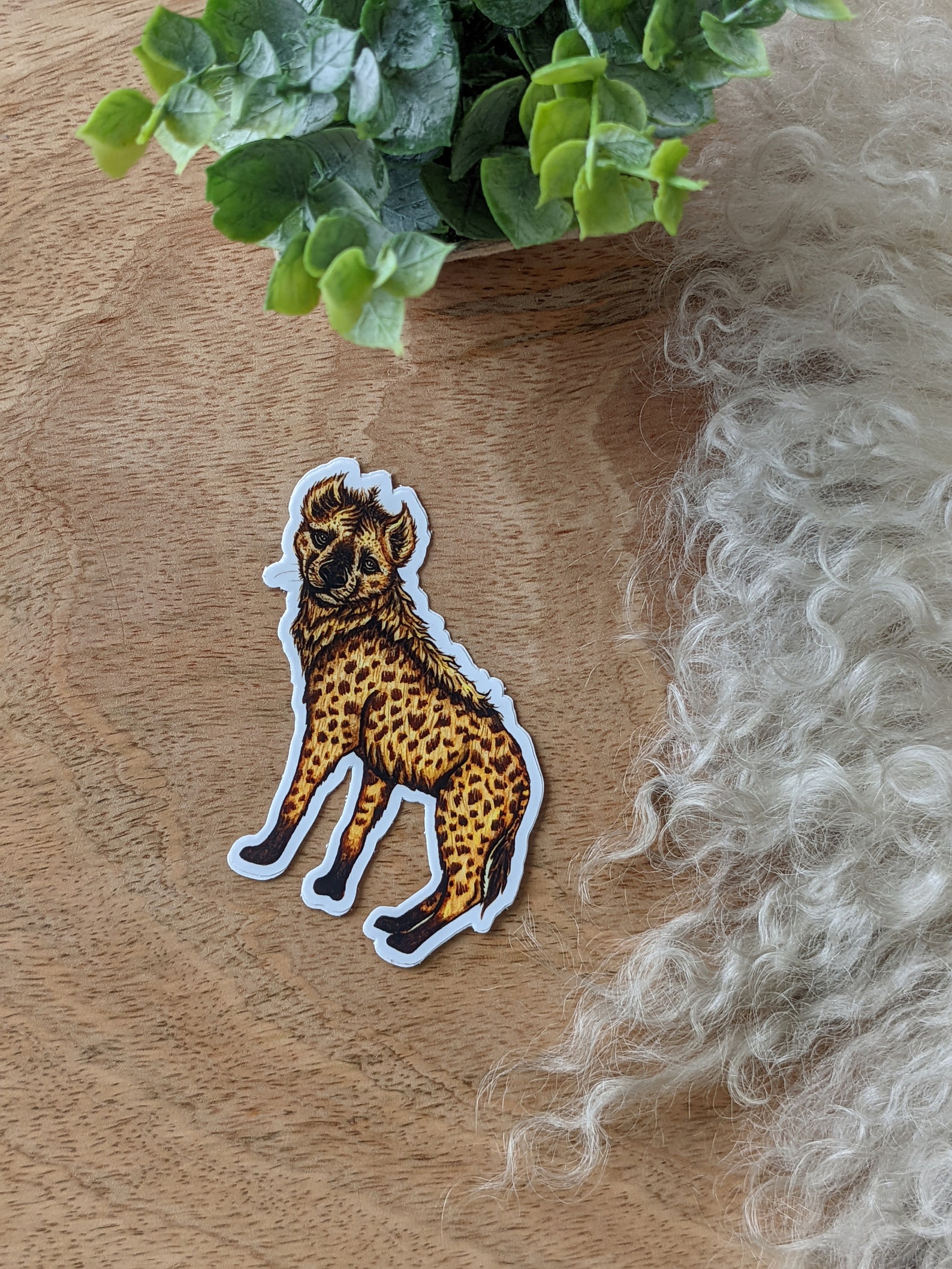 Hyena Vinyl Sticker - Etsy