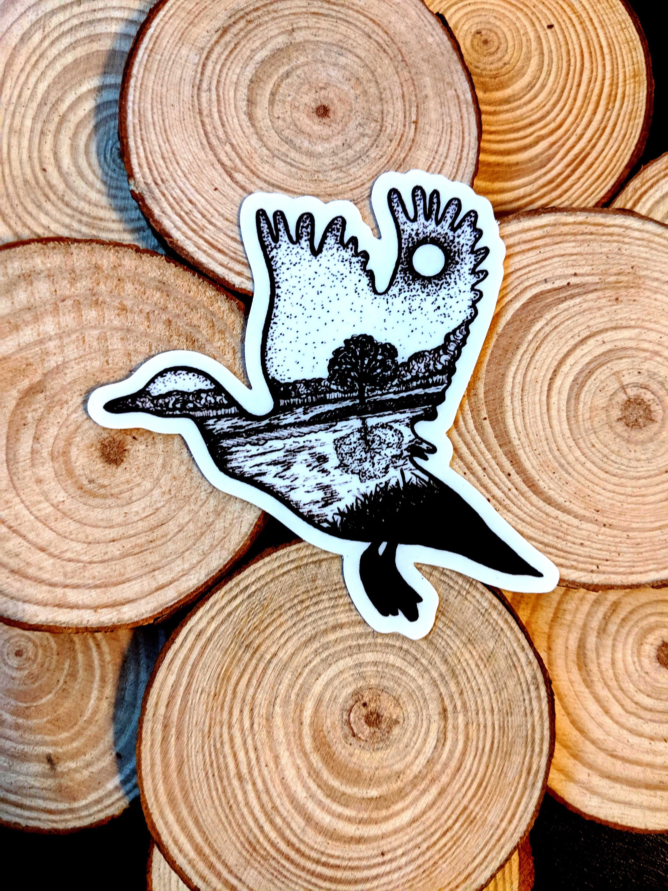 Duck Vinyl Sticker | Etsy