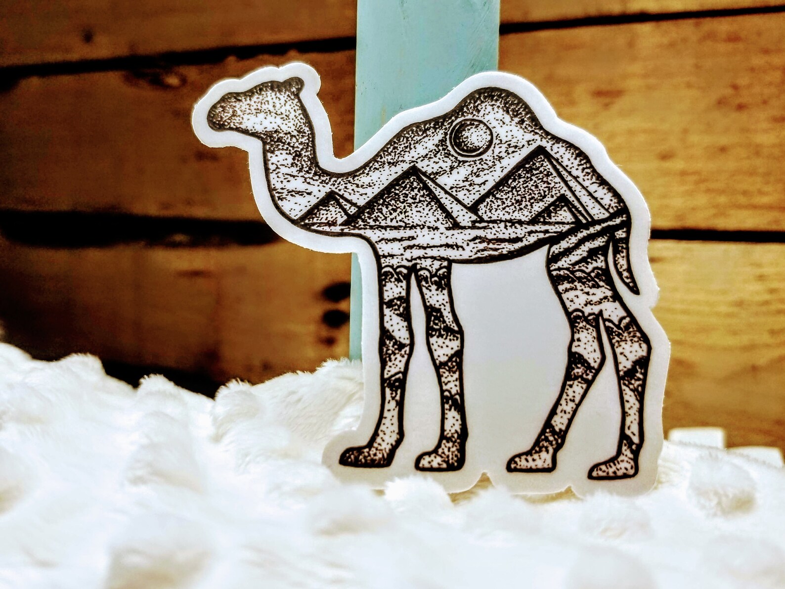 Camel Vinyl Sticker - Etsy
