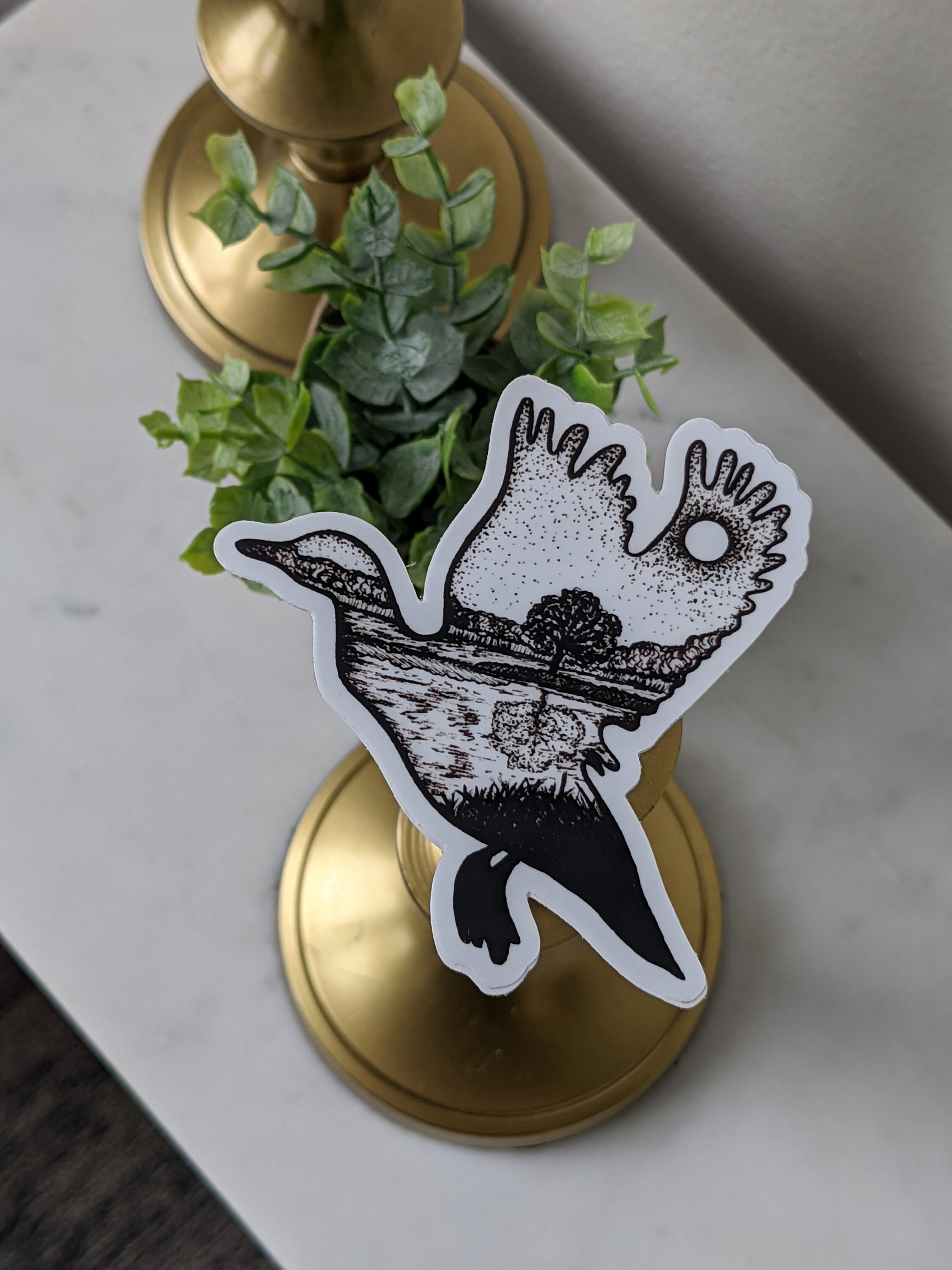 Duck Vinyl Sticker | Etsy