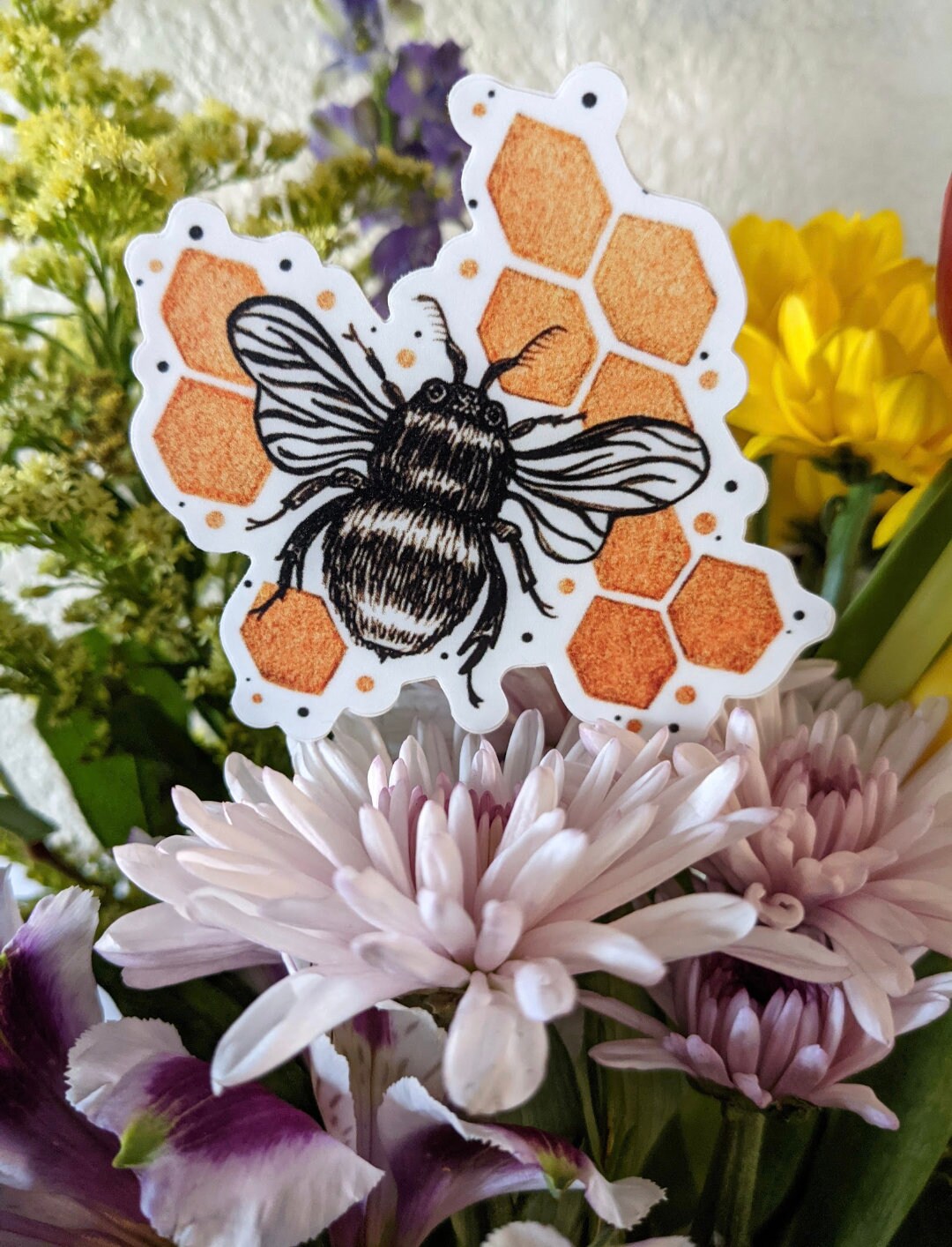 Pollinator Vinyl Sticker Collection Singles or Bundle of 3 | Etsy