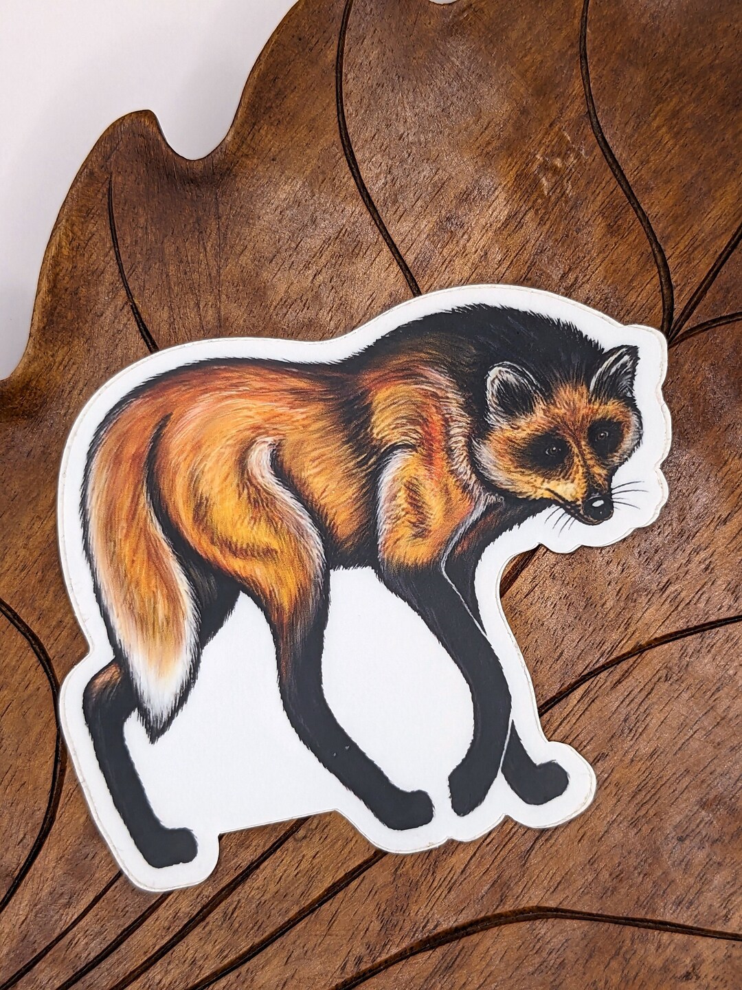 Maned Wolf Vinyl Sticker - Etsy