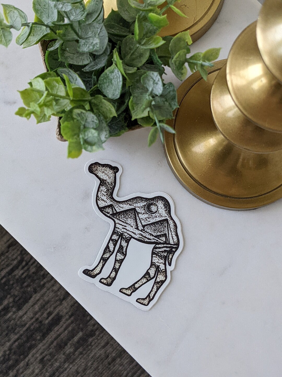 Camel Vinyl Sticker - Etsy